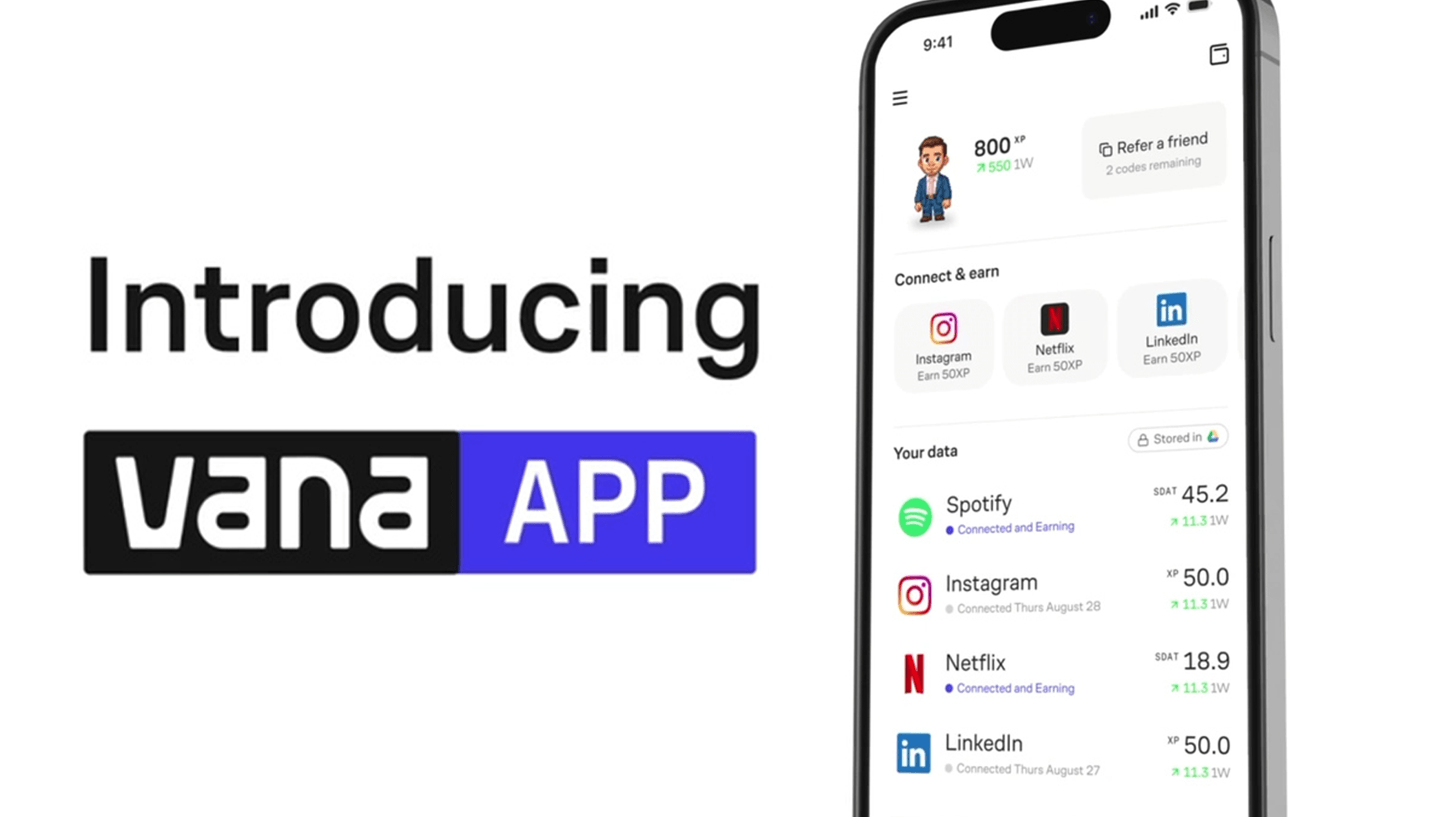 Introducing the Vana App & VanaXP: Own Your Digital Self and Earn Rewards